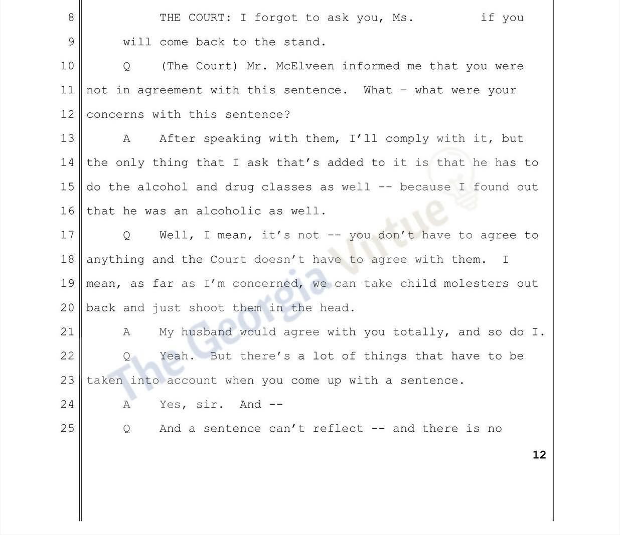 Judge Asks Defendant If He Agrees He Should Be ‘Taken Out Back and Shot ...