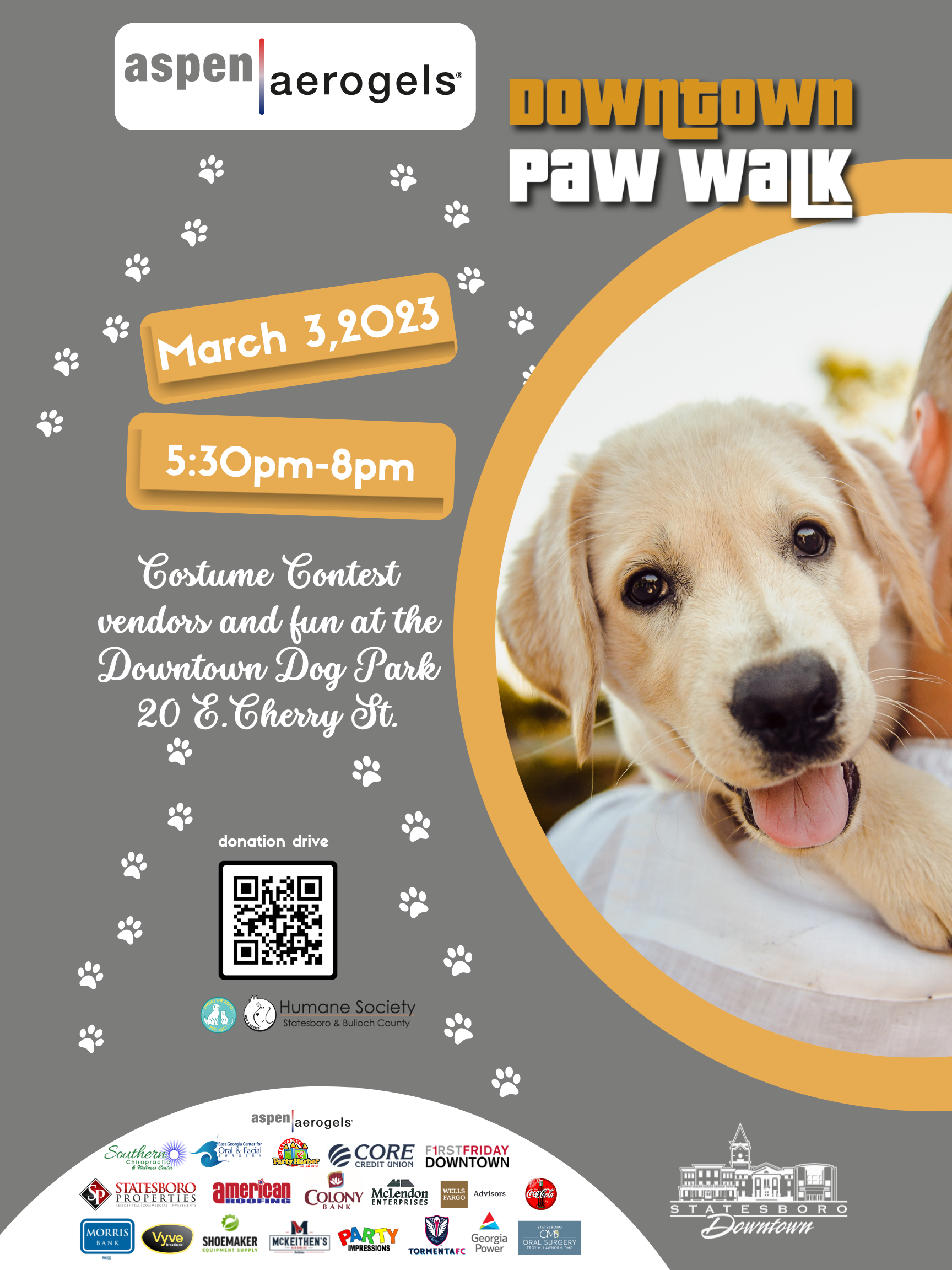 F1RST Friday: Aspen Aerogels’ Downtown Paw Walk • The Georgia Virtue